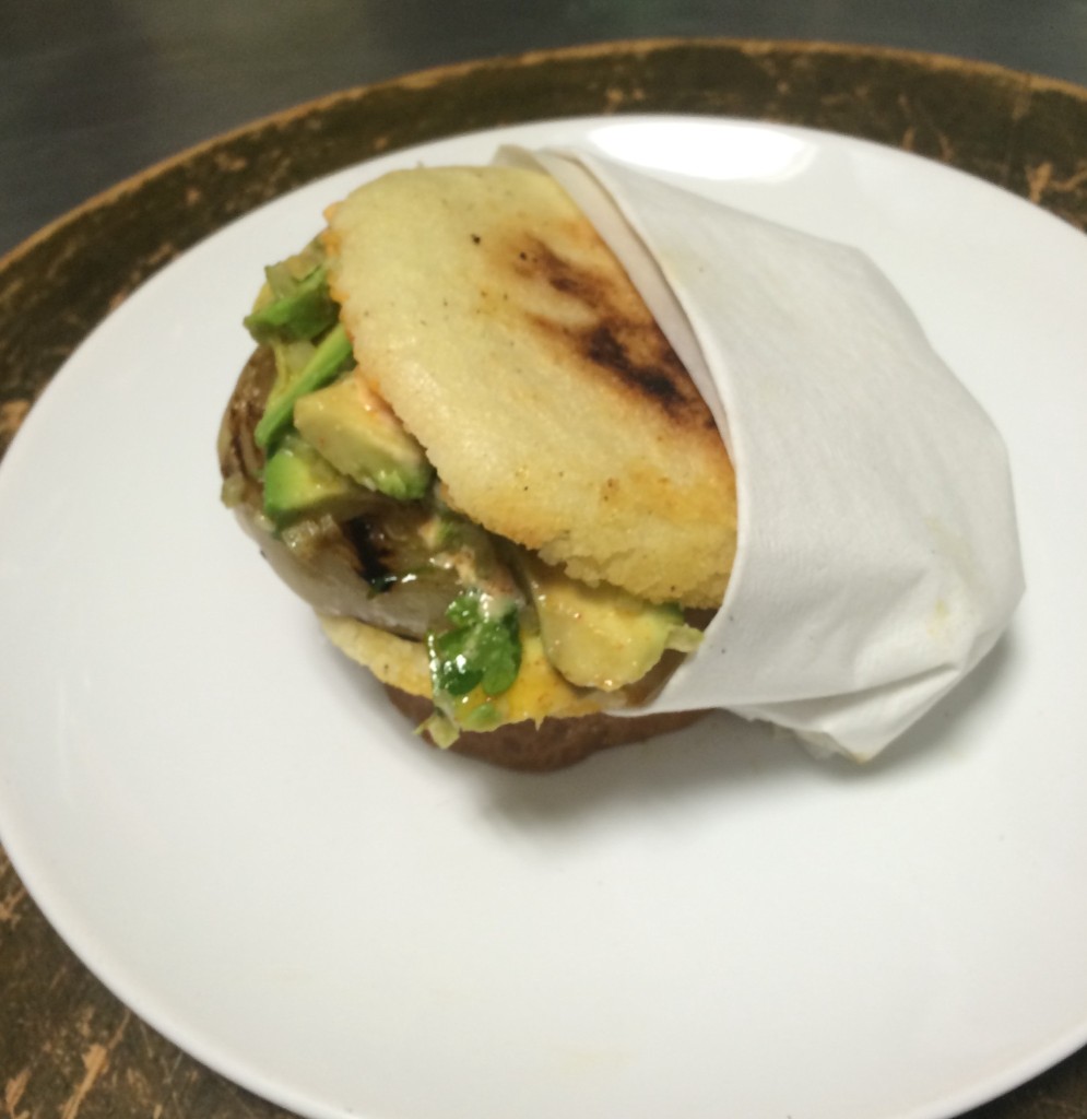 Grilled Onion Guasacaca Arepa - Jacksonville Restaurant Reviews